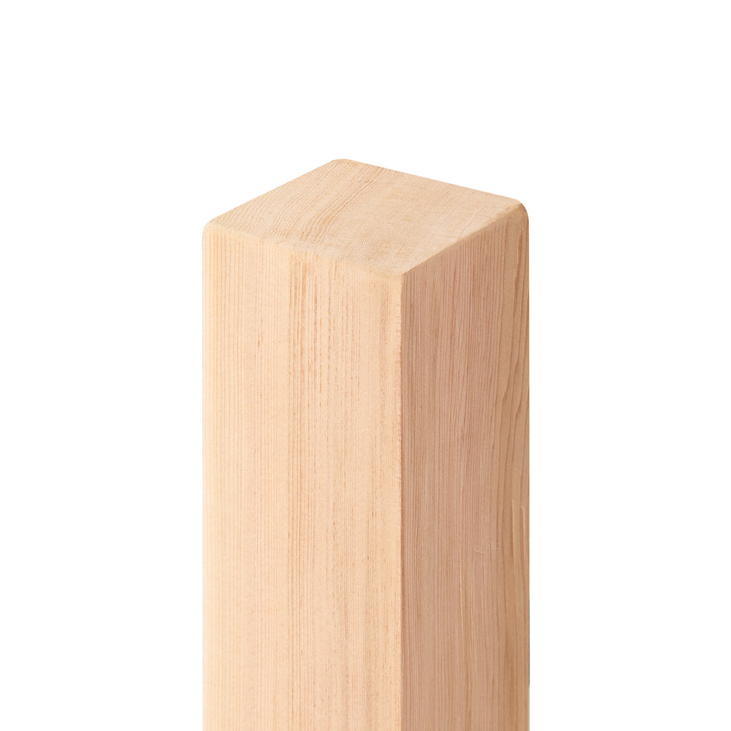 Plain Square Post, In Ground – Cedar Trellis Co.