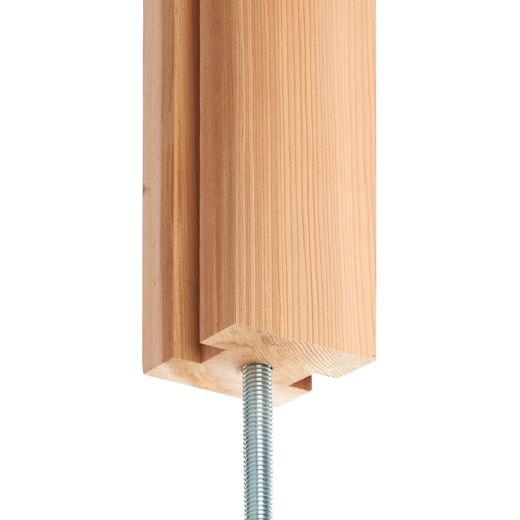 Batten Trellis Post (Wall Top, Both Sides Groove Fixed, Intermediate P ...